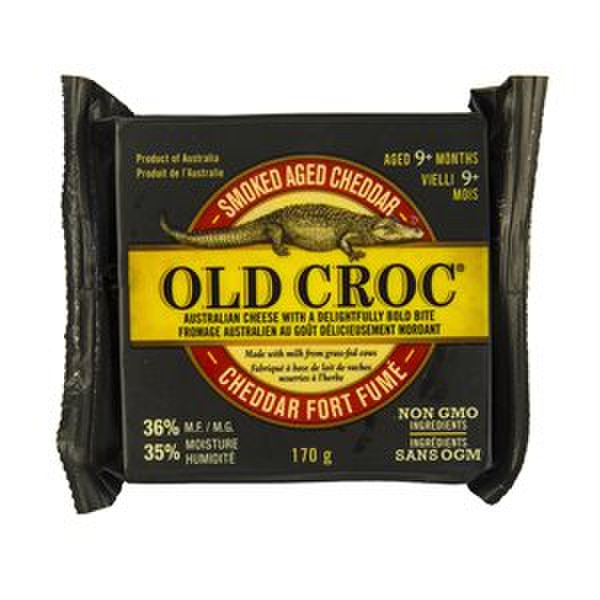 Old Croc Smoked Aged Cheddar 170g
